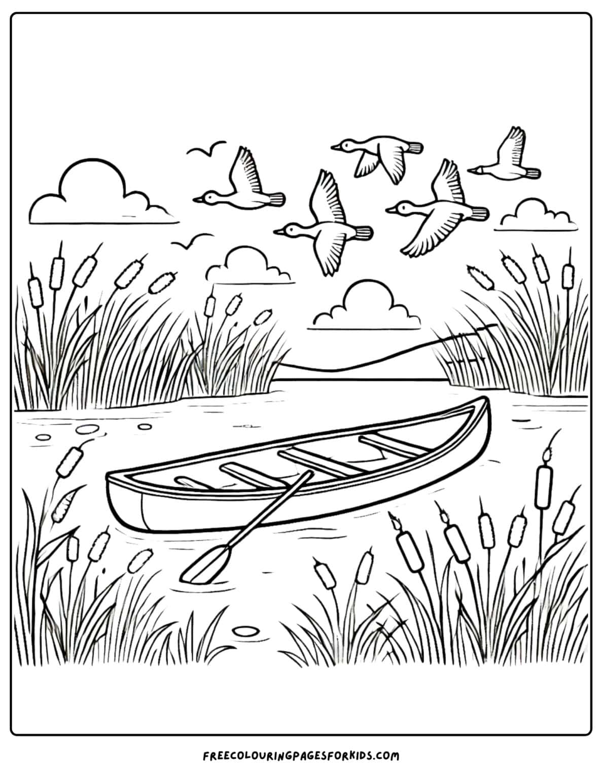 26 Canoe Coloring Pages