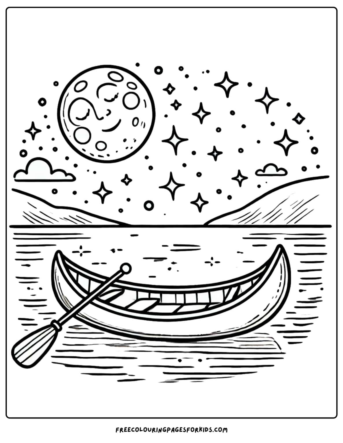 26 Canoe Coloring Pages