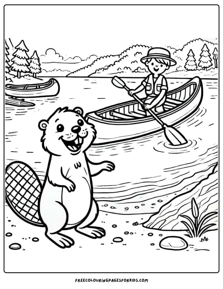 26 Canoe Coloring Pages