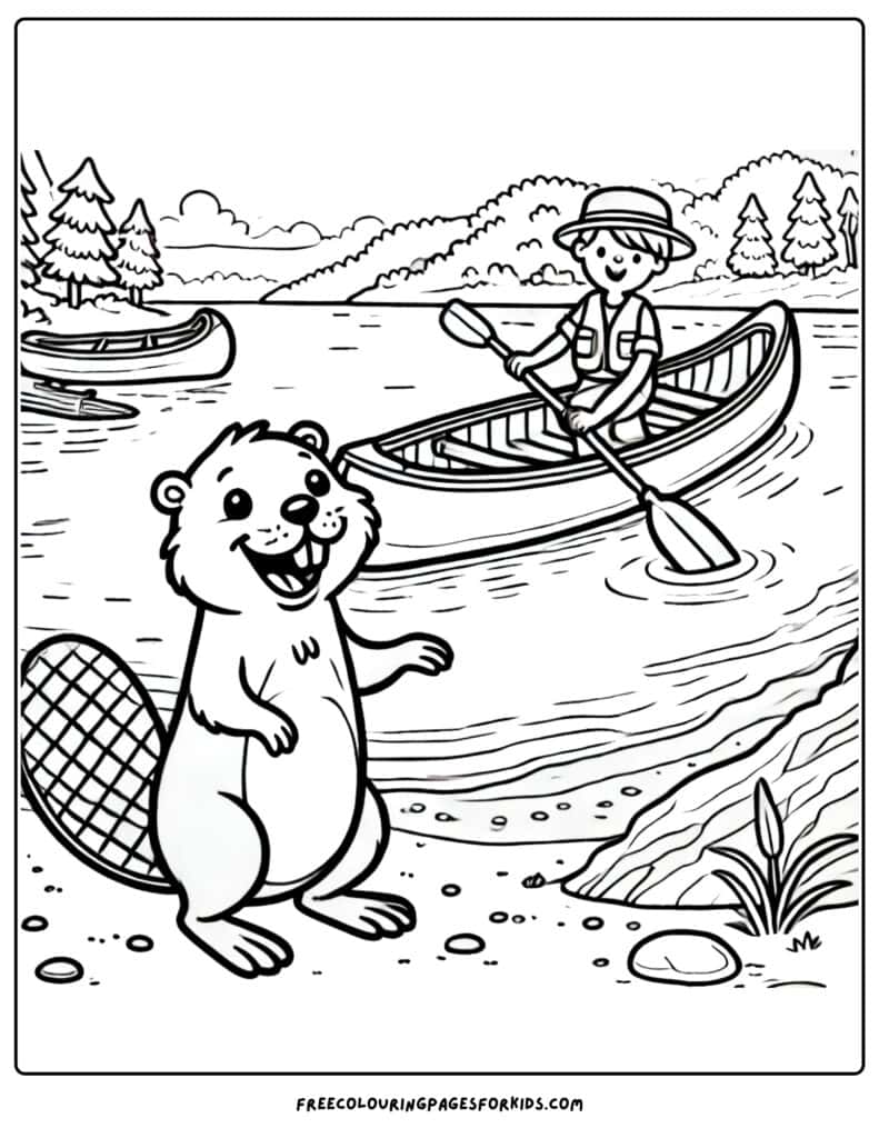 26 Canoe Coloring Pages