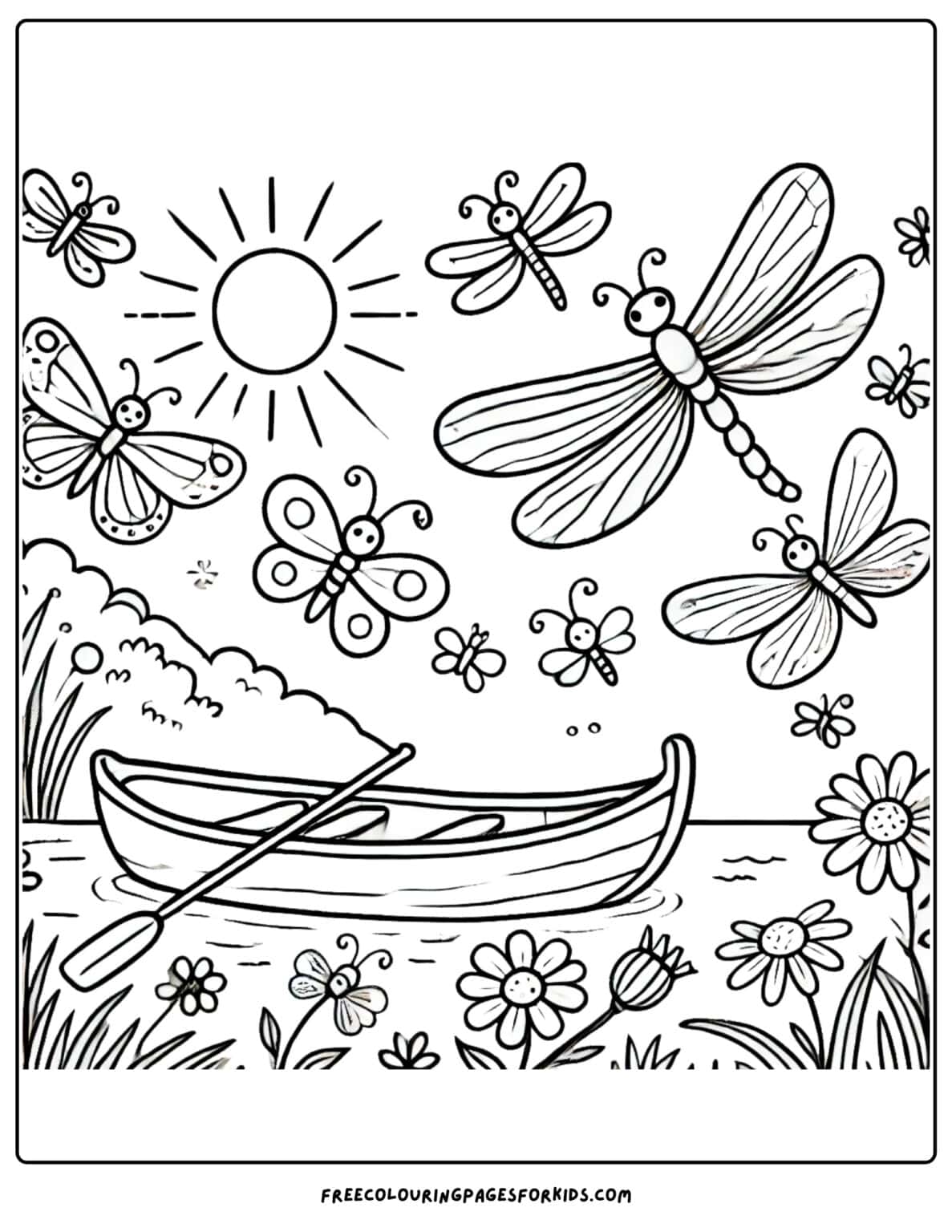 26 Canoe Coloring Pages