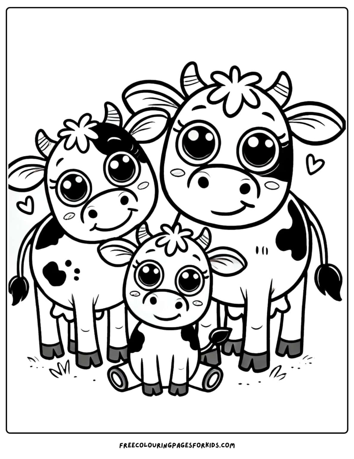 30 Cow Coloring Pages