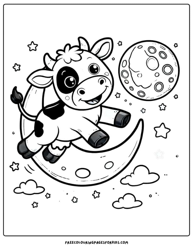 30 Cow Coloring Pages