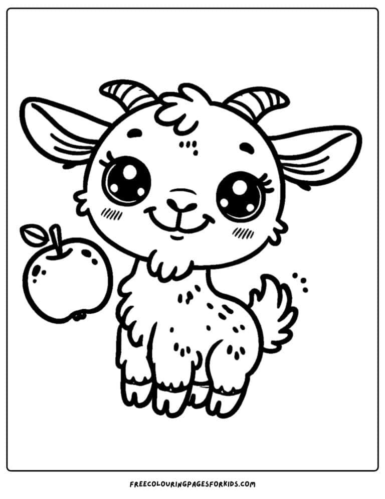 29 Goat Coloring Pages