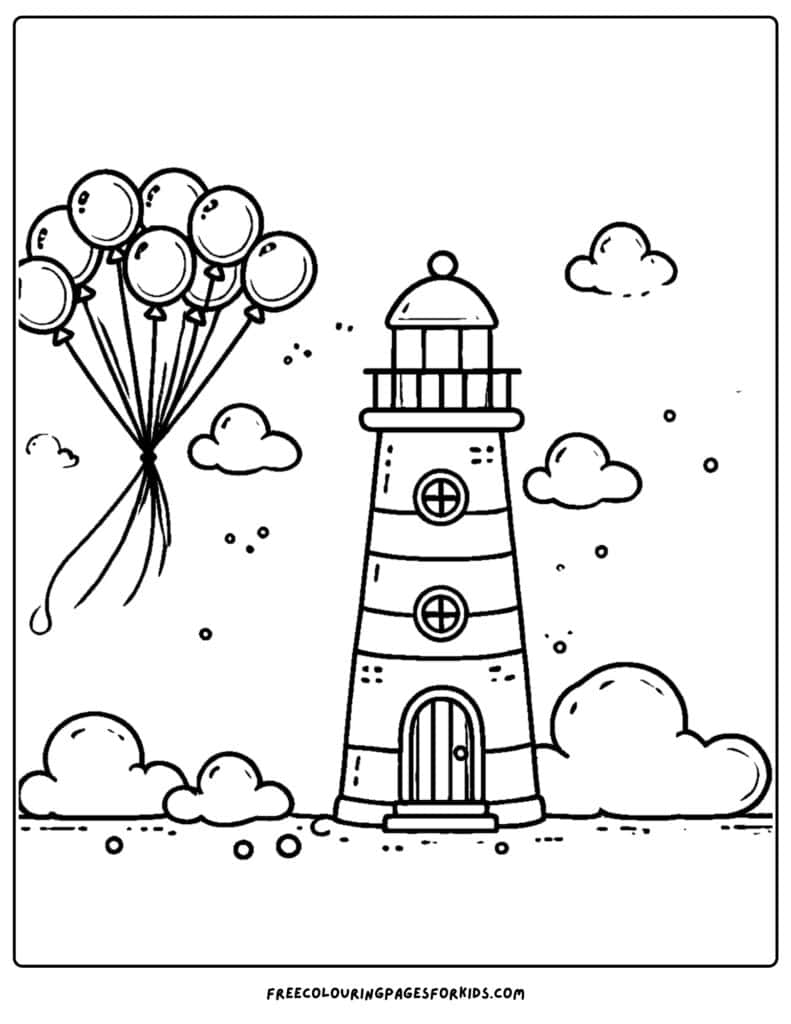25 Lighthouse Coloring Pages