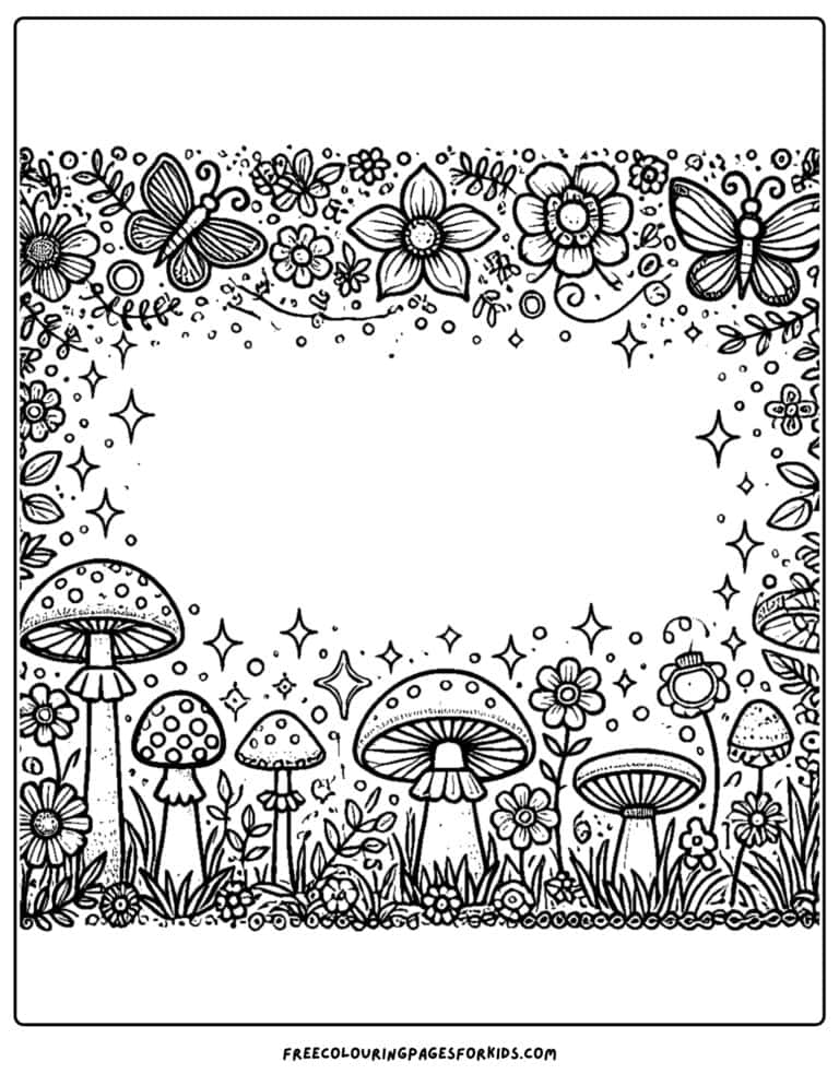 32 Kids Page Border Coloring Pages - Coloring Pages For Kids
