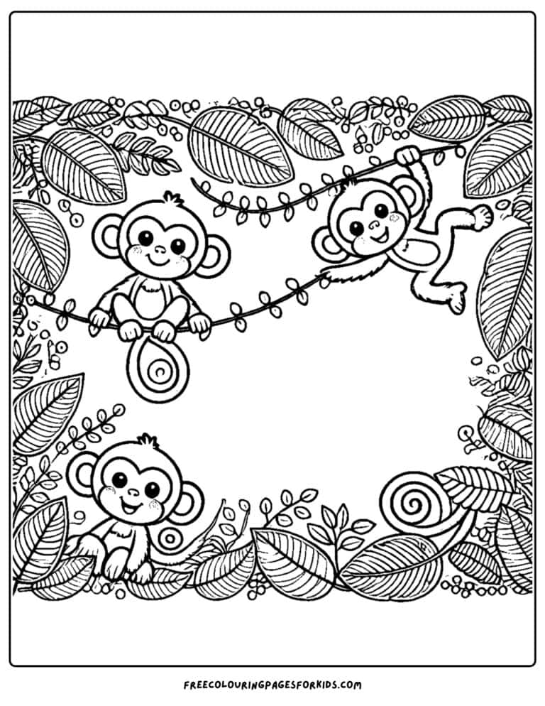 32 Kids Page Border Coloring Pages - Coloring Pages For Kids