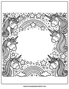 32 Kids Page Border Coloring Pages - Coloring Pages For Kids