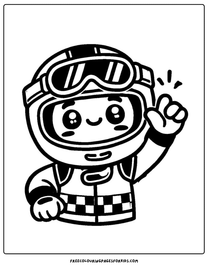 30 Race Car Coloring Pages