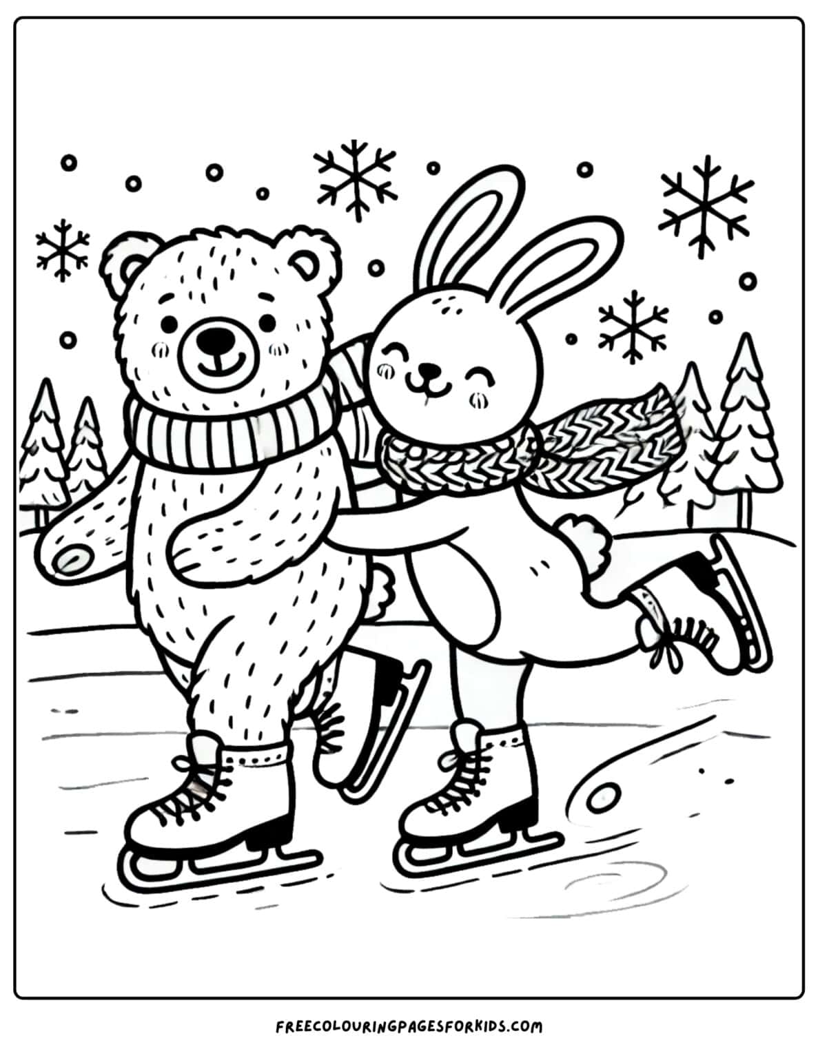 29 Snow Coloring Pages