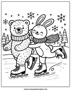 29 Snow Coloring Pages