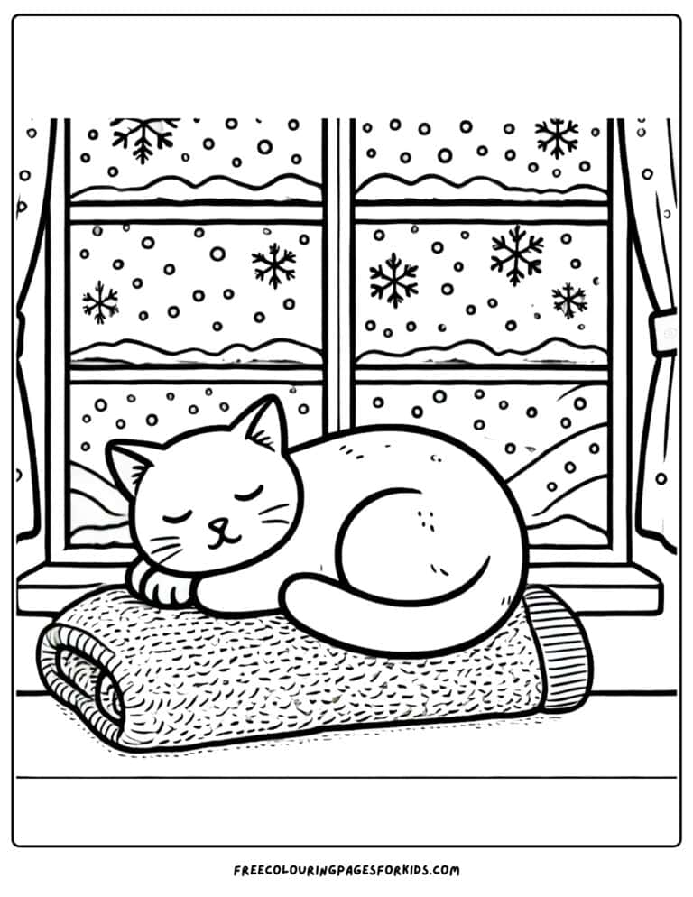 29 Snow Coloring Pages