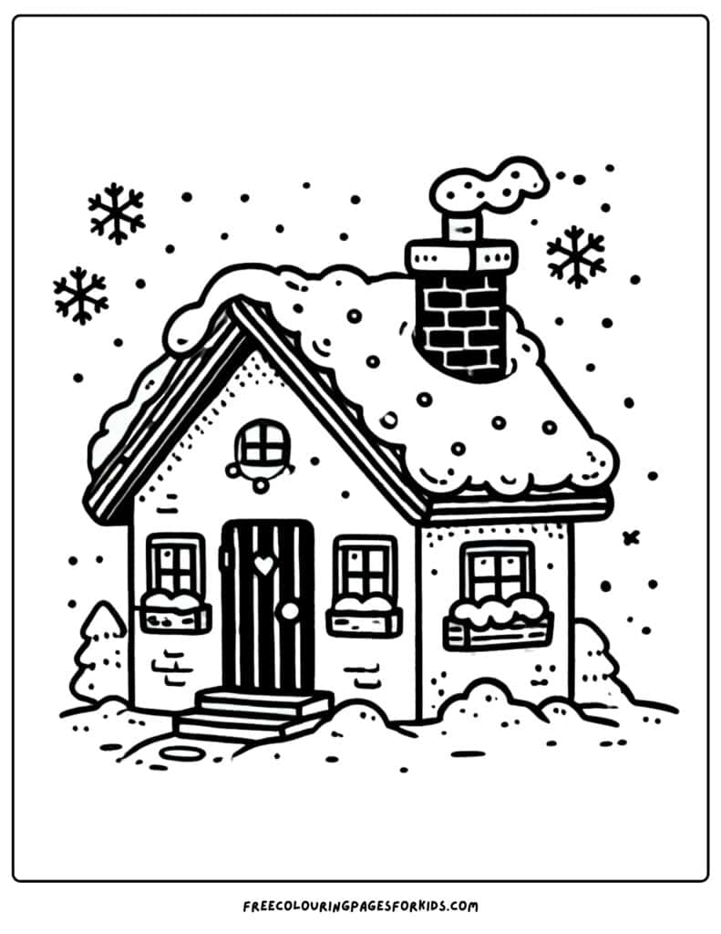 29 Snow Coloring Pages