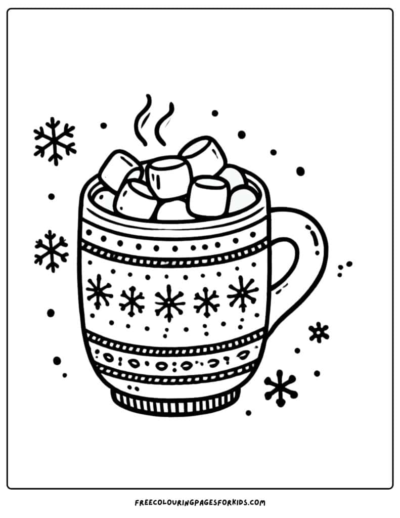 29 Snow Coloring Pages