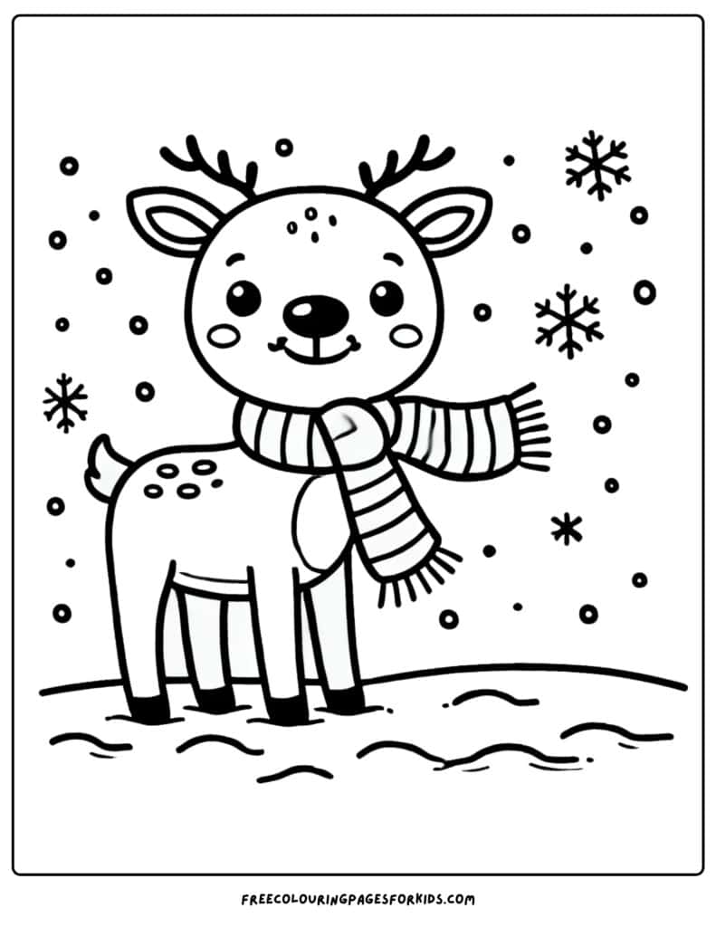 29 Snow Coloring Pages