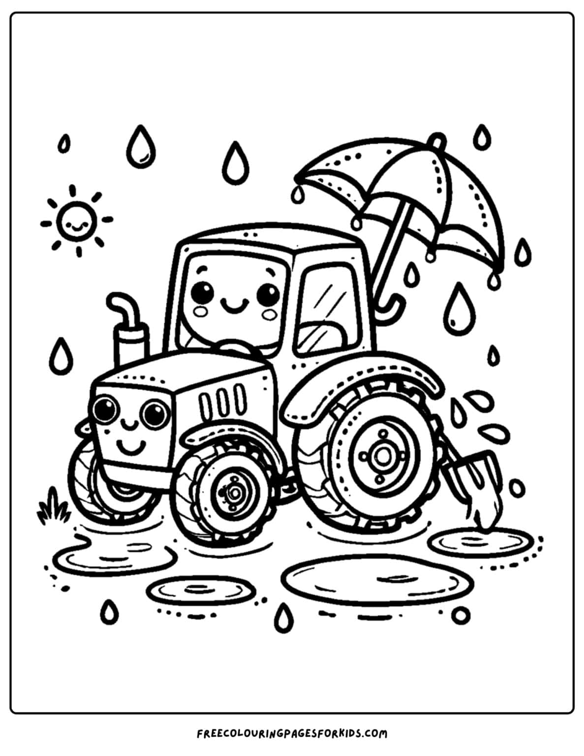 29 Tractor Coloring Pages