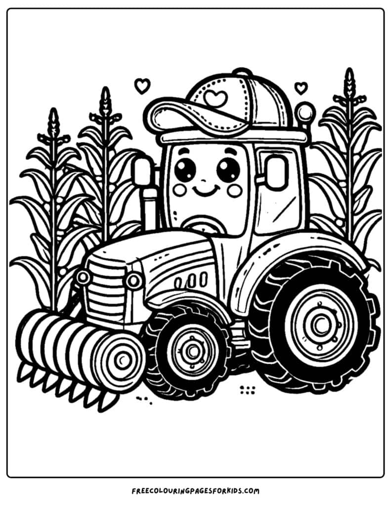 29 Tractor Coloring Pages