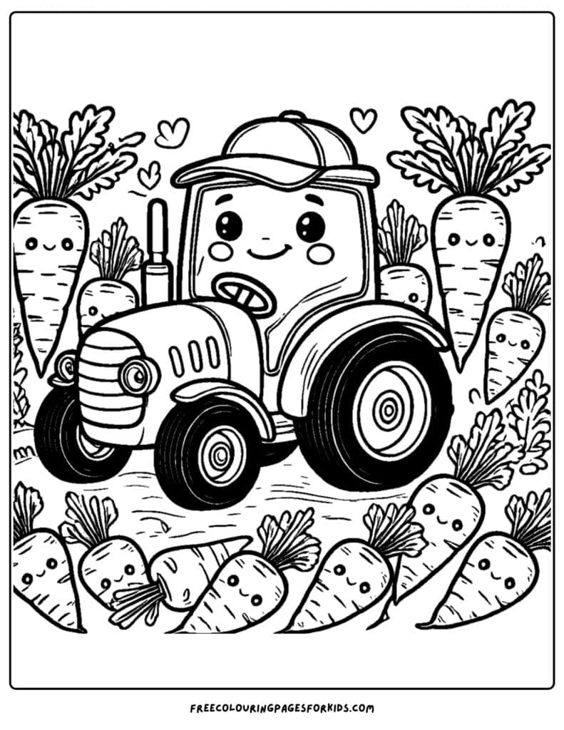 29 Tractor Coloring Pages
