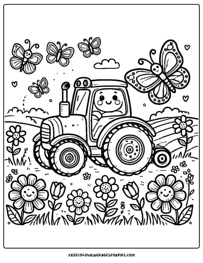 29 Tractor Coloring Pages