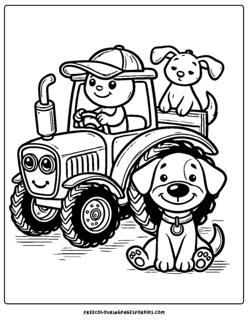 29 Tractor Coloring Pages