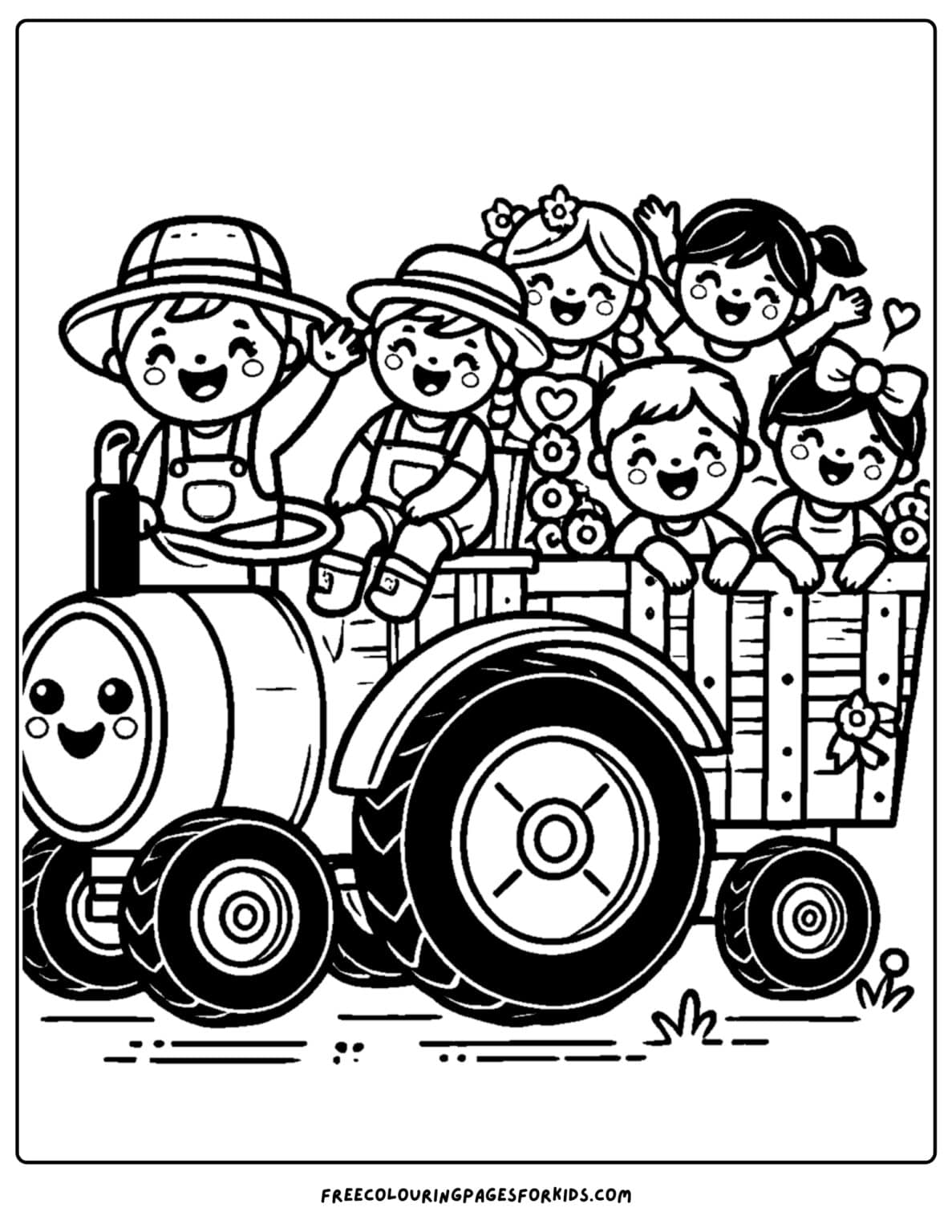 29 Tractor Coloring Pages