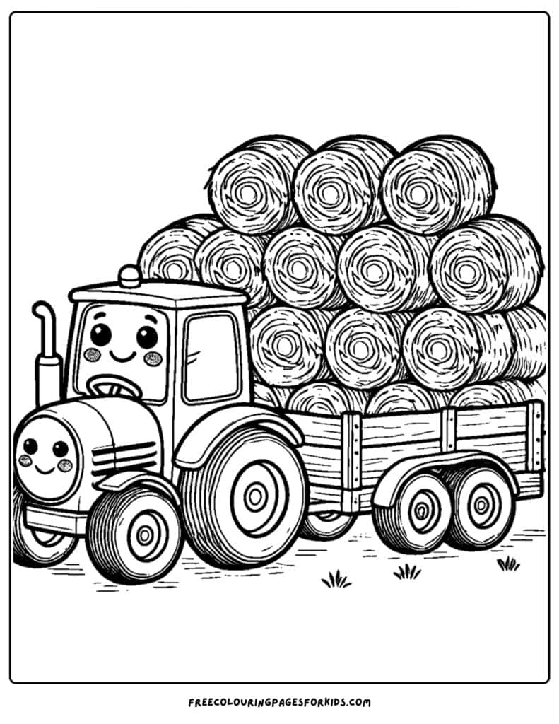 29 Tractor Coloring Pages