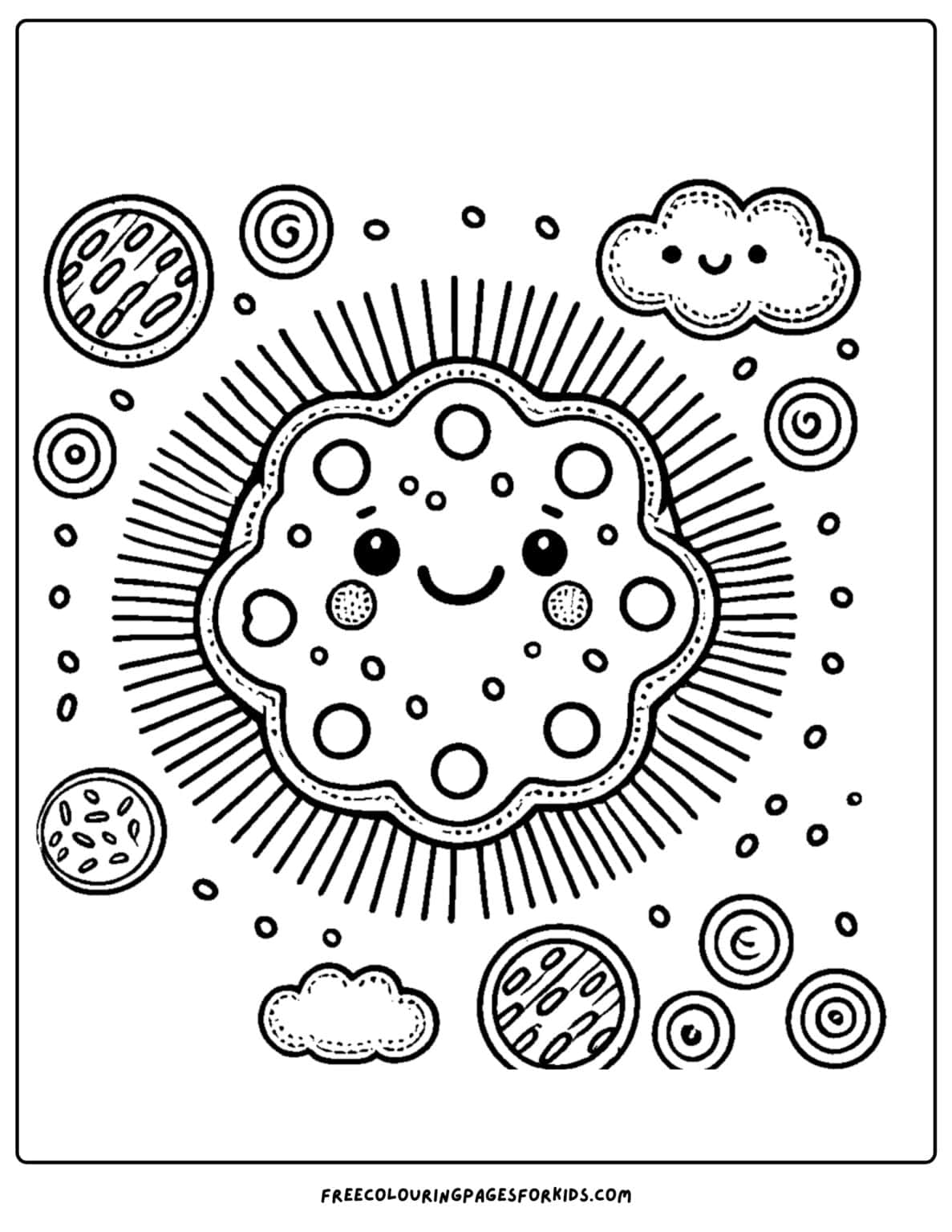 30 Cookie Coloring Pages