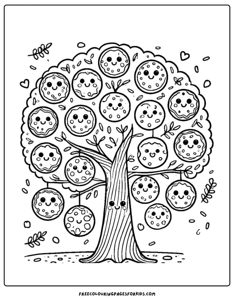 30 Cookie Coloring Pages