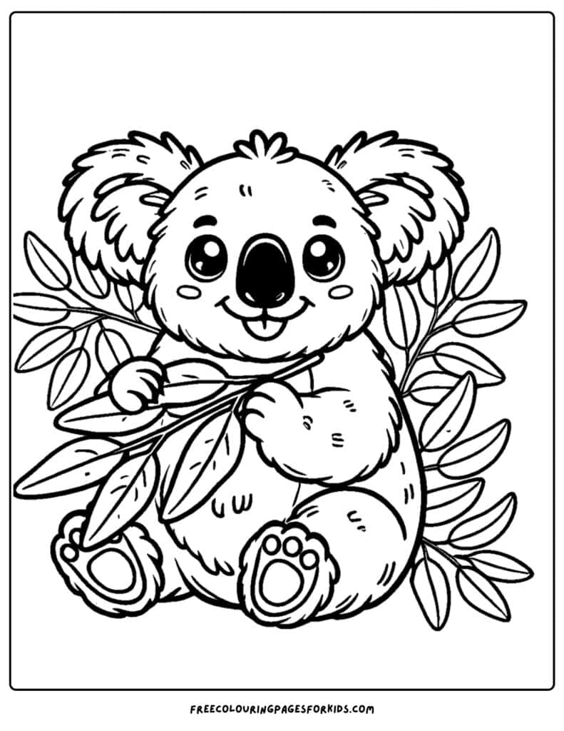 29 Koala Coloring Pages