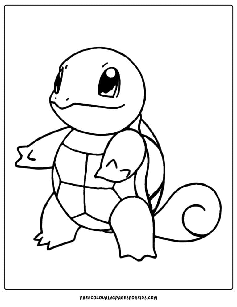 First Generation Pokemon Coloring Pages