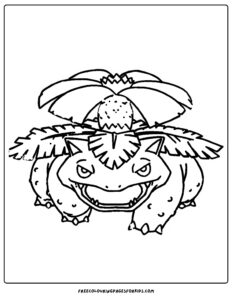 First Generation Pokemon Coloring Pages