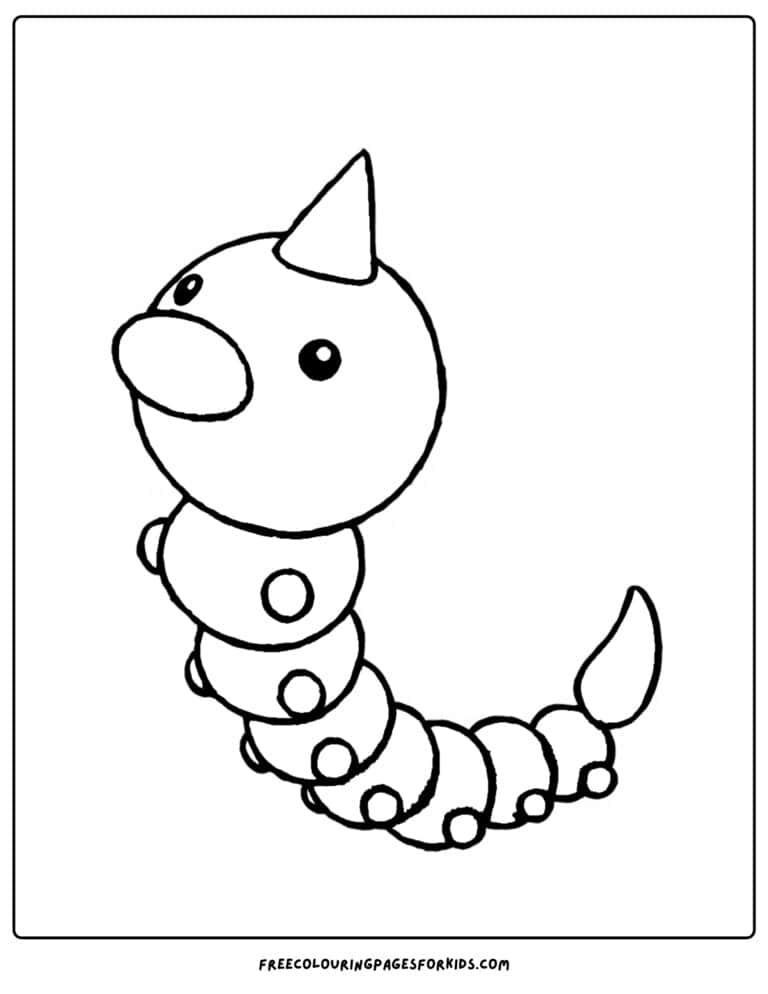 First Generation Pokemon Coloring Pages