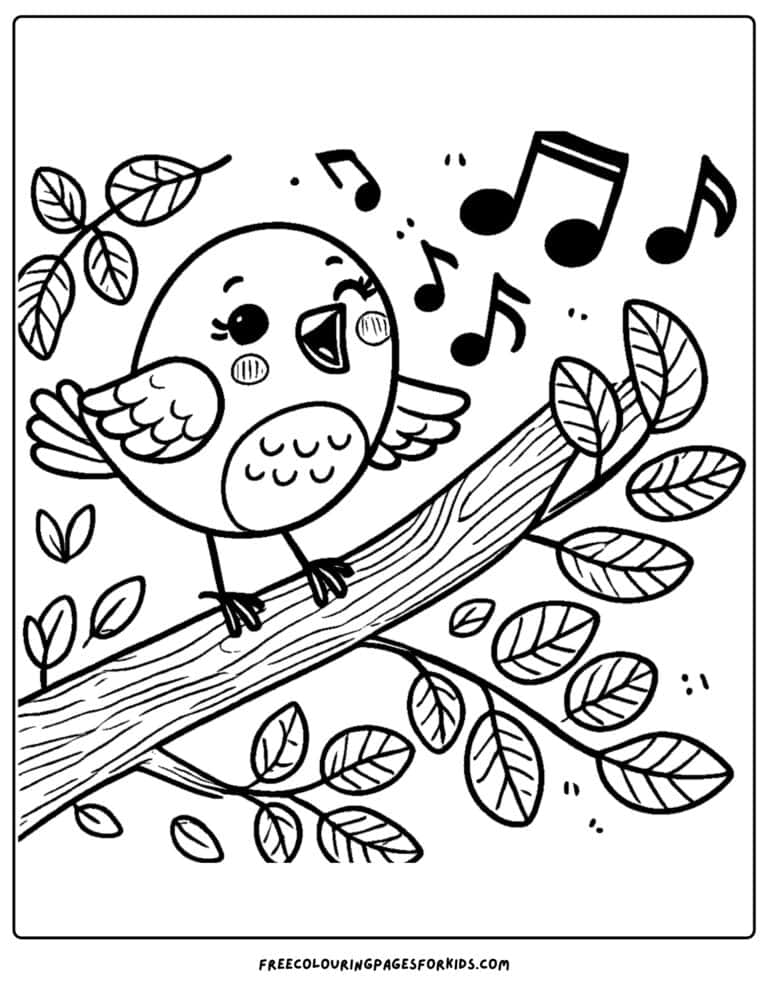 41 Spring Coloring Pages