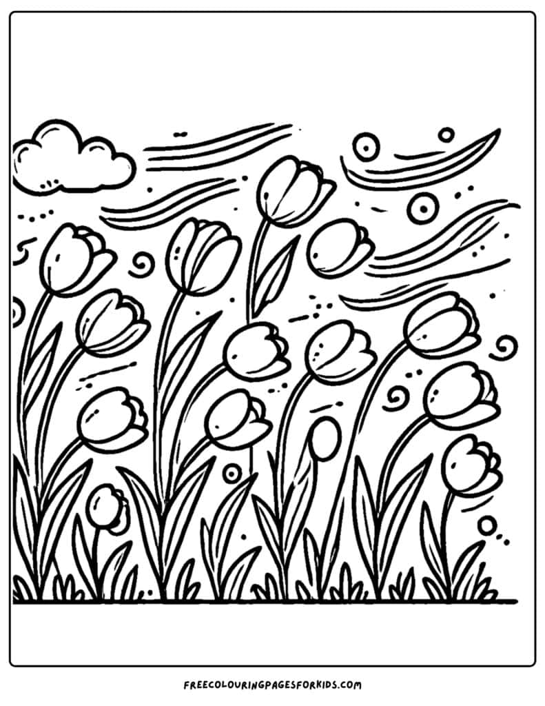 41 Spring Coloring Pages