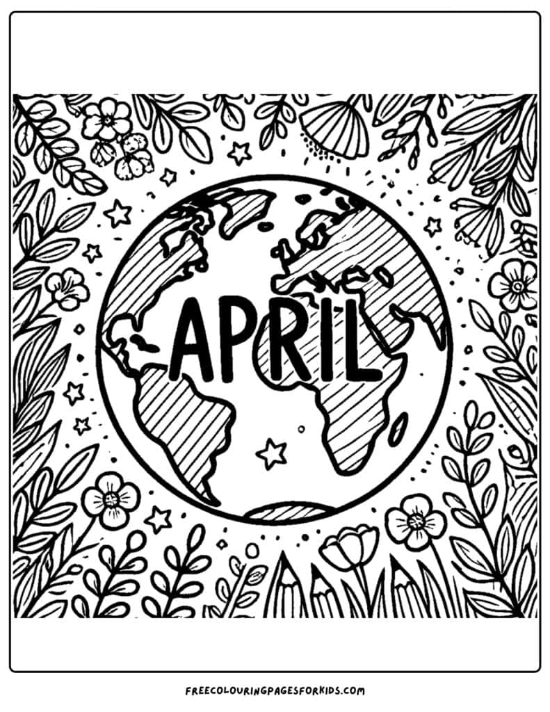 31 April Coloring Pages