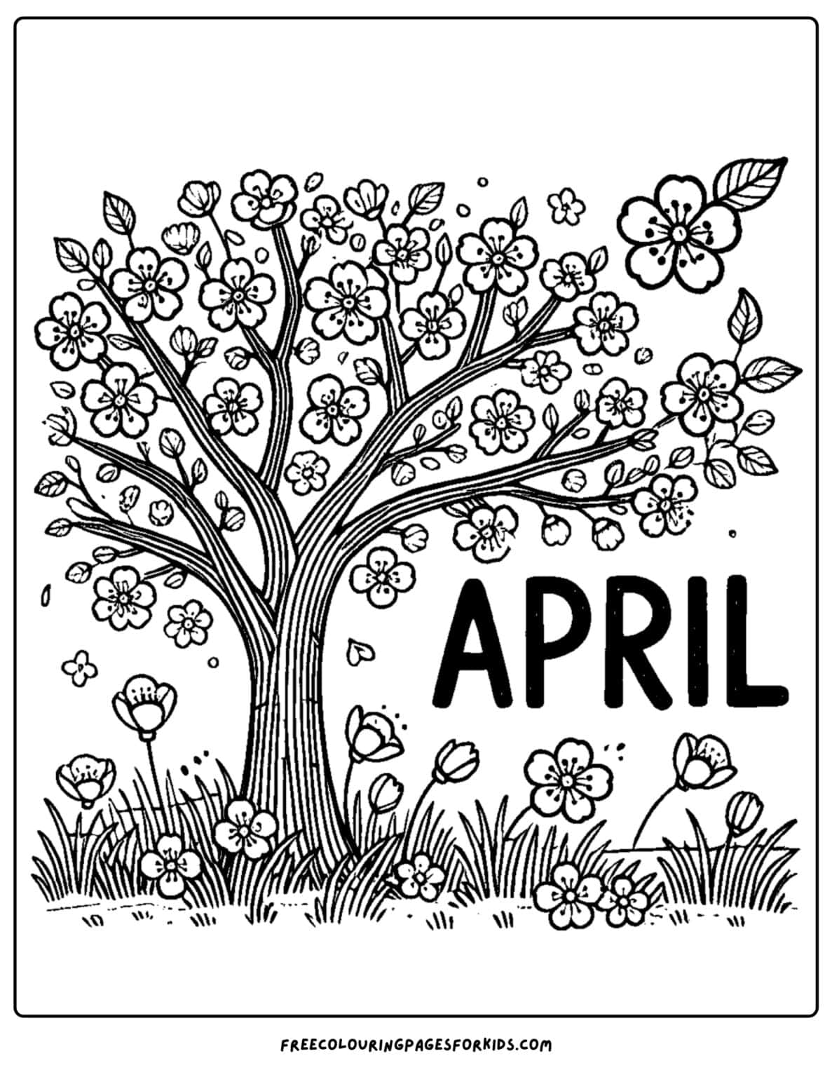 31 April Coloring Pages