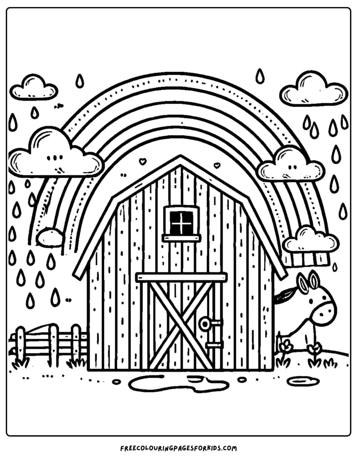 29 Barn Coloring Pages