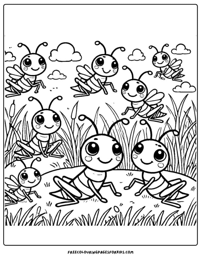 30 Bug and Insect Coloring Pages