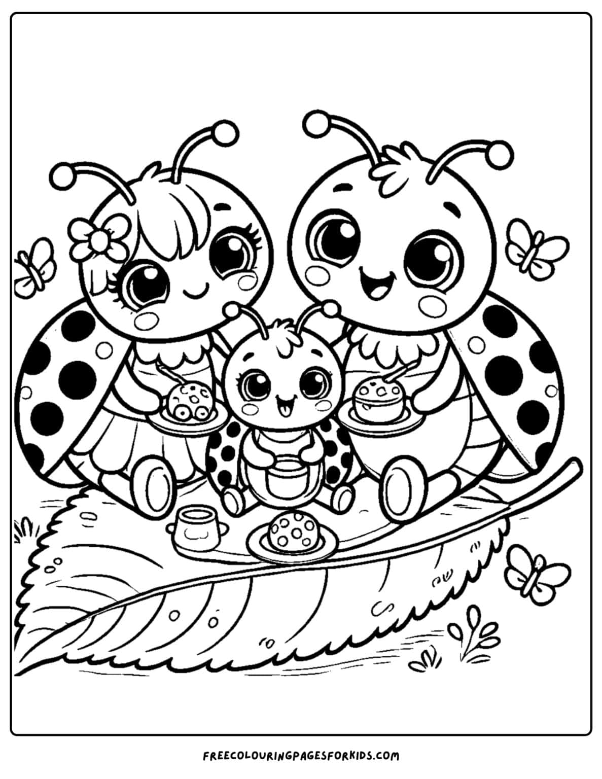 30 Bug and Insect Coloring Pages