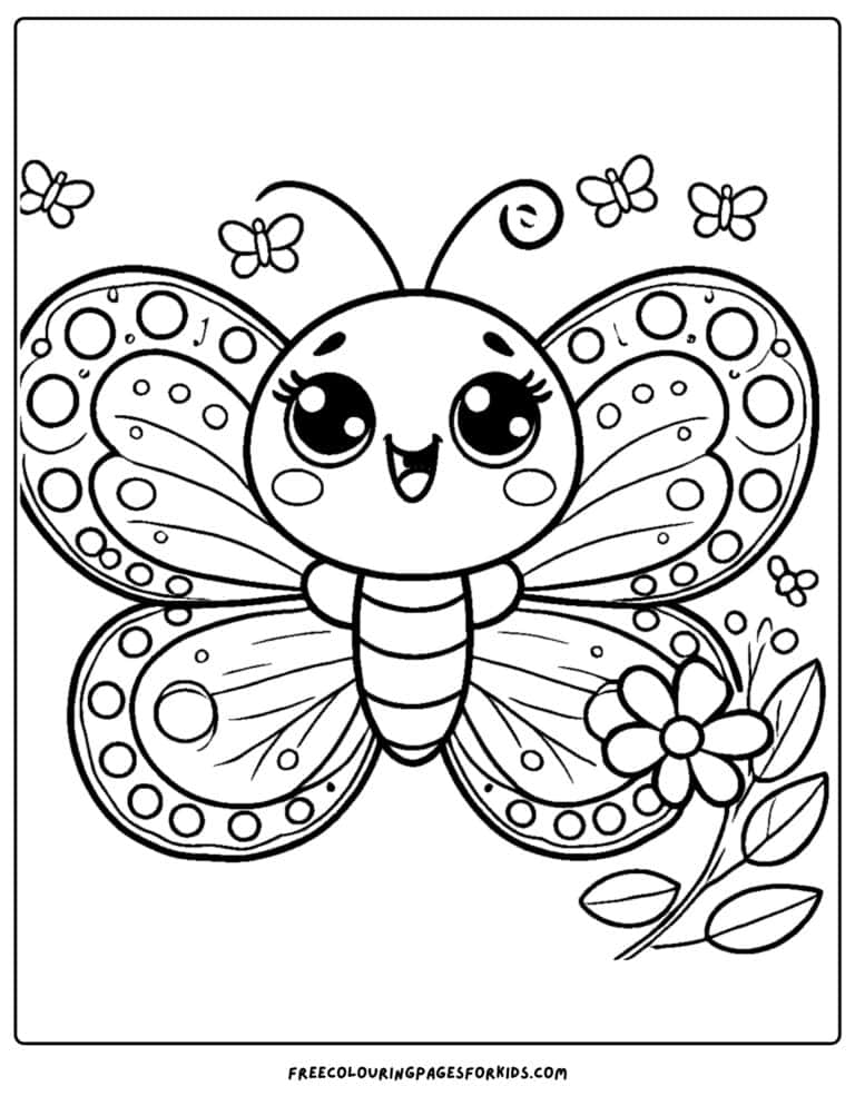 30 Bug and Insect Coloring Pages