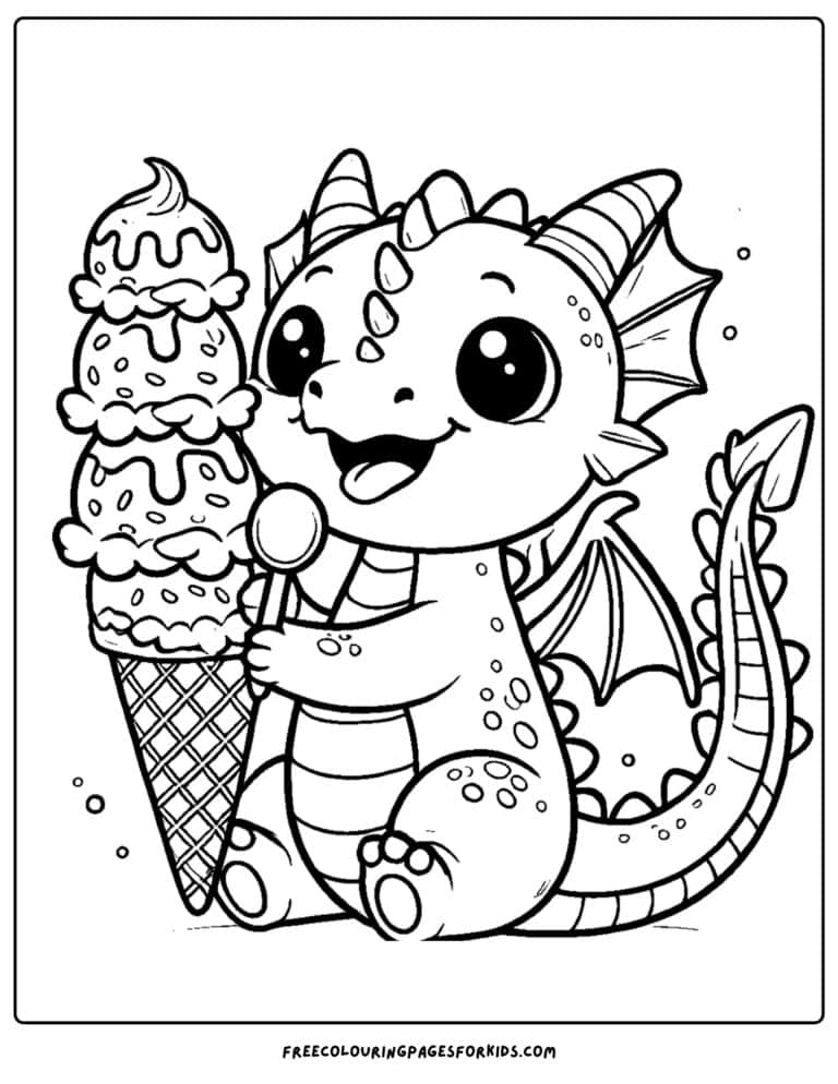 42 Dragon Coloring Pages