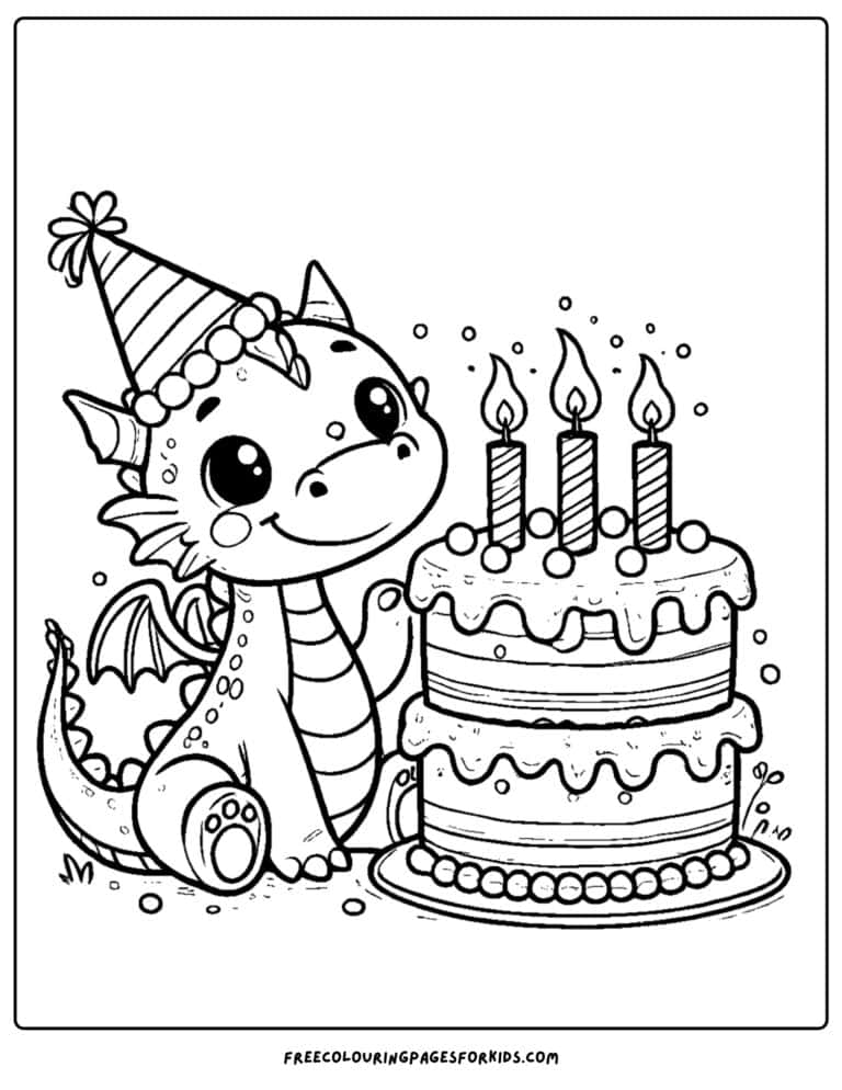 42 Dragon Coloring Pages