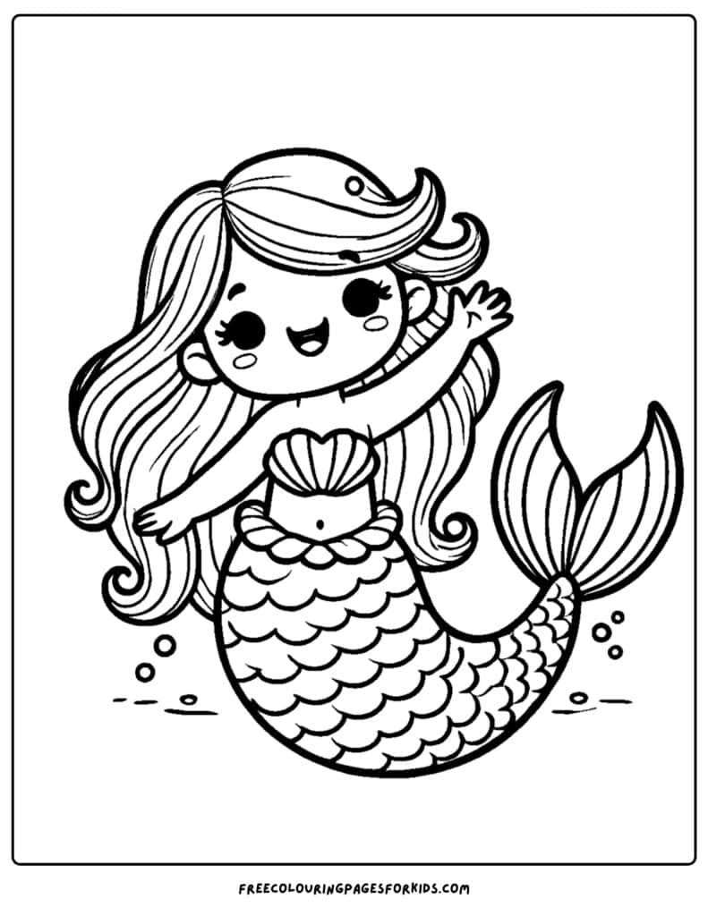 44 Mermaid Coloring Pages