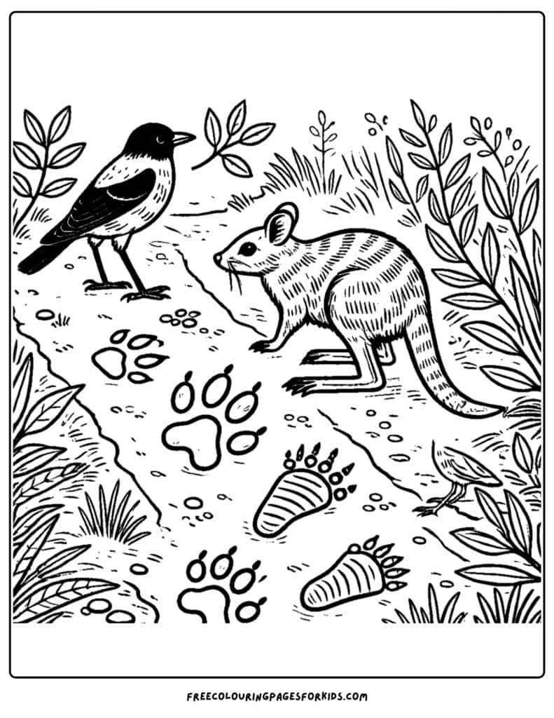 31 Bushwalking Coloring Pages