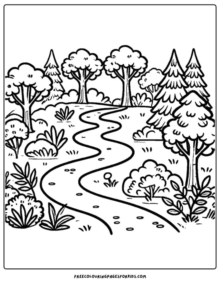 31 Bushwalking Coloring Pages