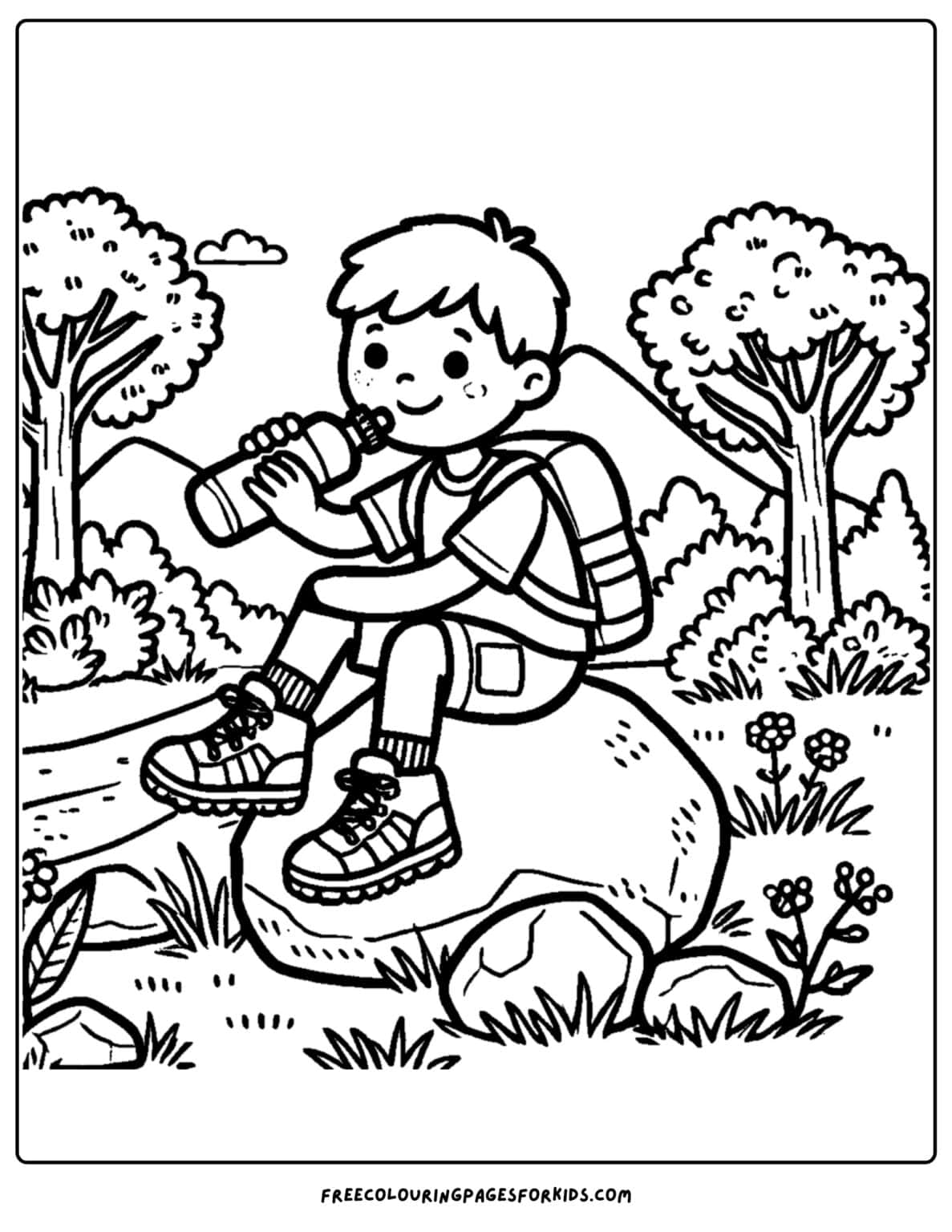 31 Bushwalking Coloring Pages
