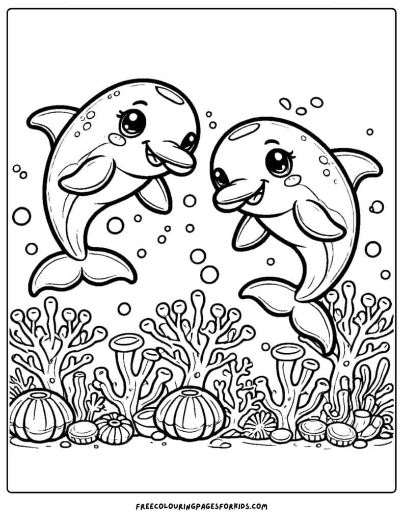 28 Coral Coloring Pages