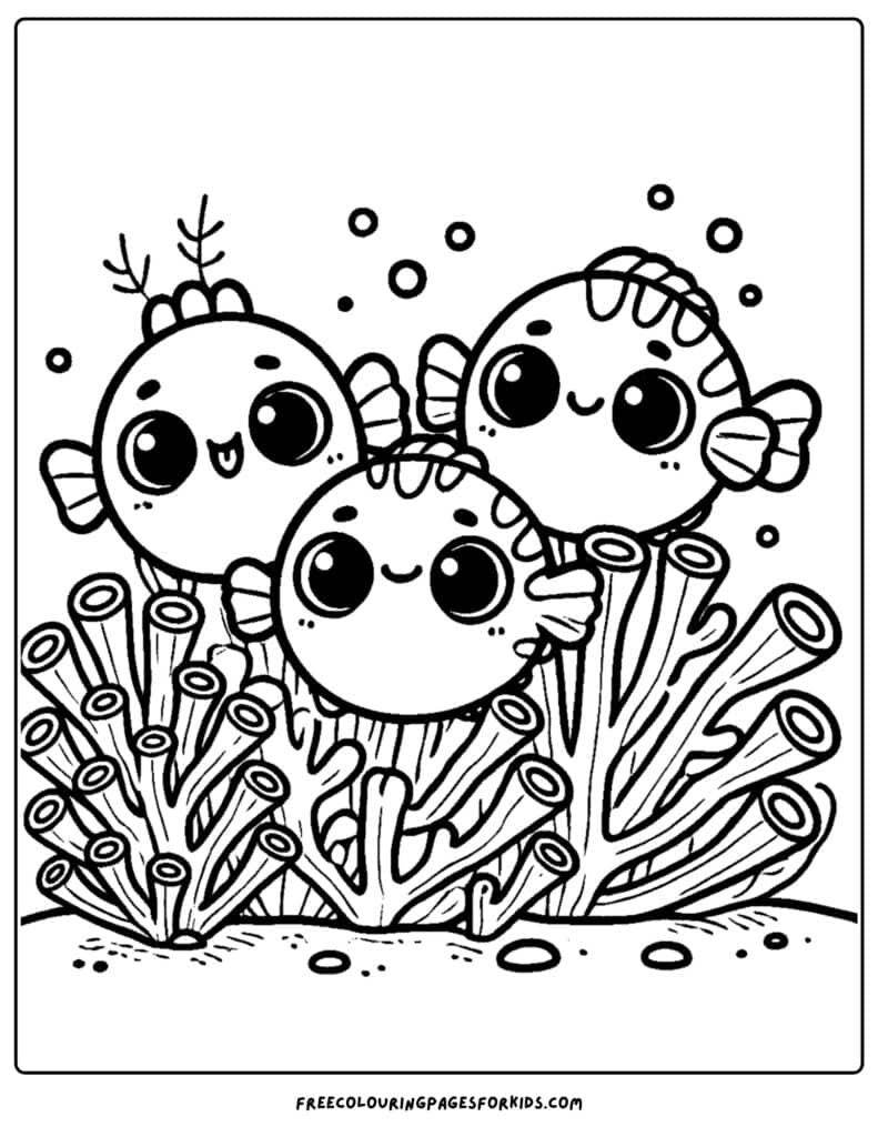 28 Coral Coloring Pages