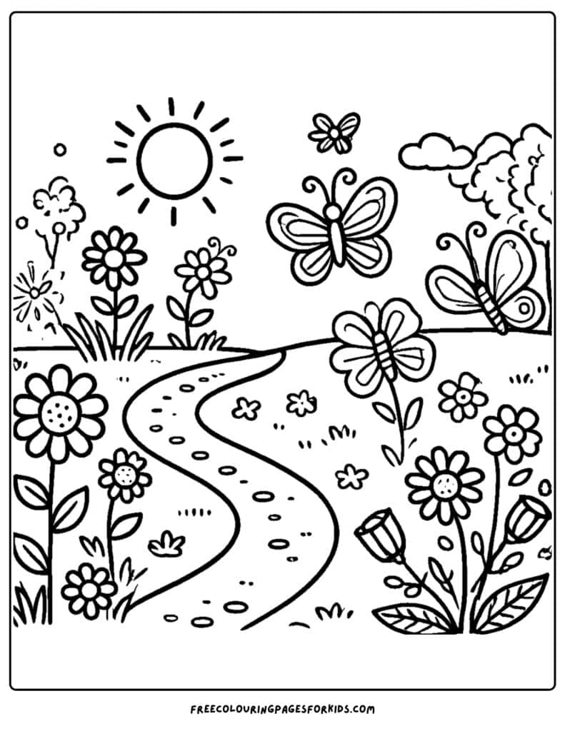 40 Garden Coloring Pages