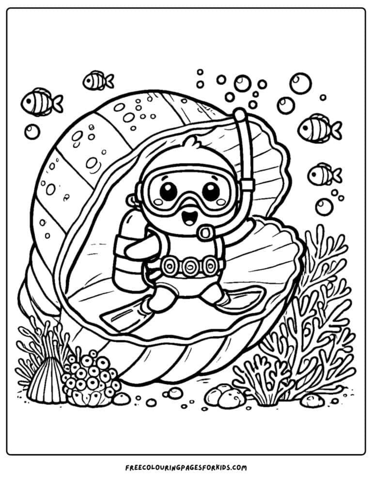 45 Scuba Diving Coloring Pages